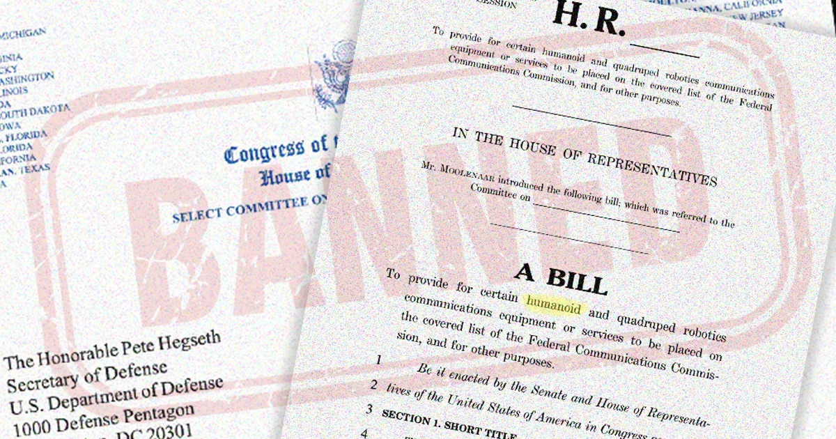 The GUARD Act: Bipartisan Bill Seeks to Ban Chinese Robots, Threatening ...